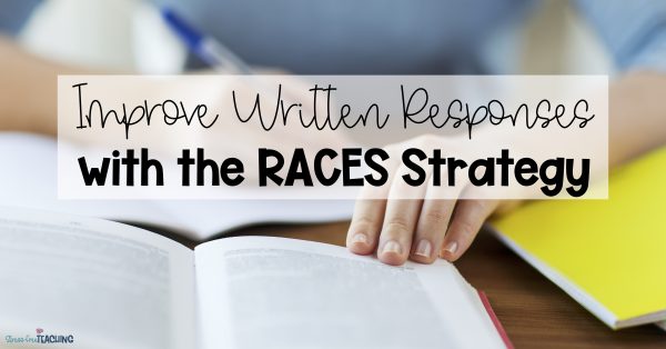 How to Write Amazing Reading Responses with RACES - Stress-Free Teaching