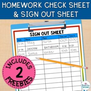 Restroom Sign Out Sheet Bathroom Sign Out Sheet Template Teacher