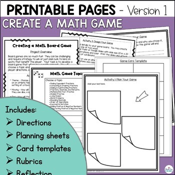 Create a Board Game Project | Board Games Templates – Stress-Free Teaching