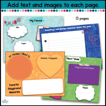 End of the Year Digital Memory Book | Yearbook | End of the Year ...