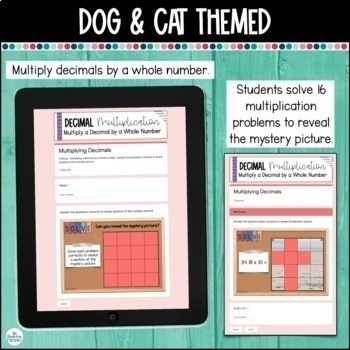 Decimal Multiplication | Mystery Picture | Google Forms – Stress-Free ...