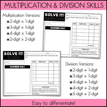 Math Skills Game-Addition, Subtraction, Multiplication, Division ...